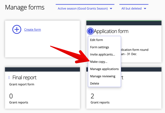 Using perpetual seasons – Good Grants Help Centre